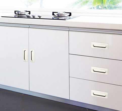 Pearl Silver Sunken Pulls Flush Slider Door Pulls Hidden Dresser ...