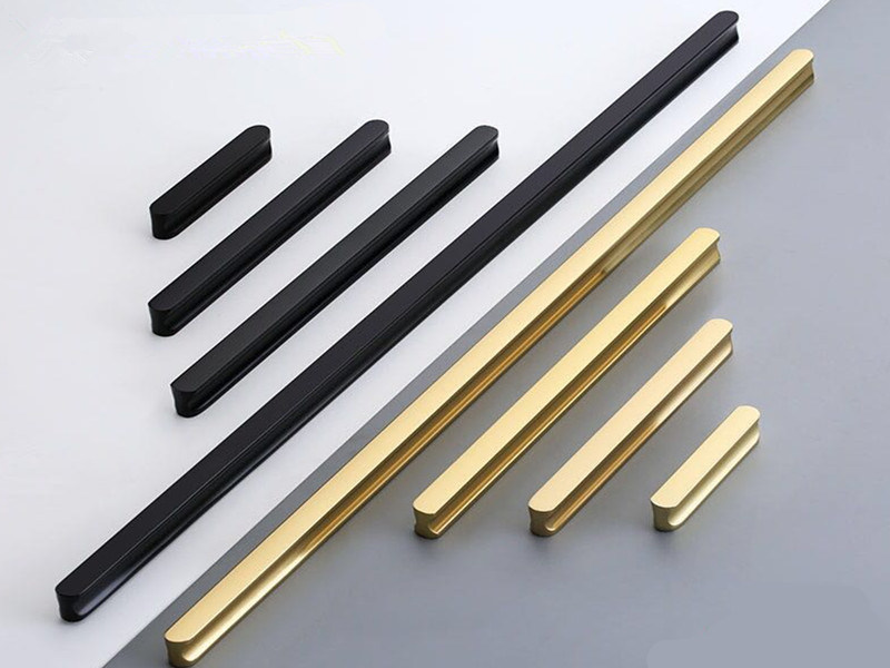 Smple Modern Aluminum long handles Factory Price Top quality plated ...