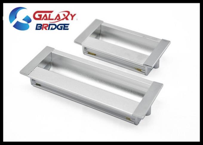 Light Coffee Zinc Dented Sunken Door Pulls European Hidden Dresser ...